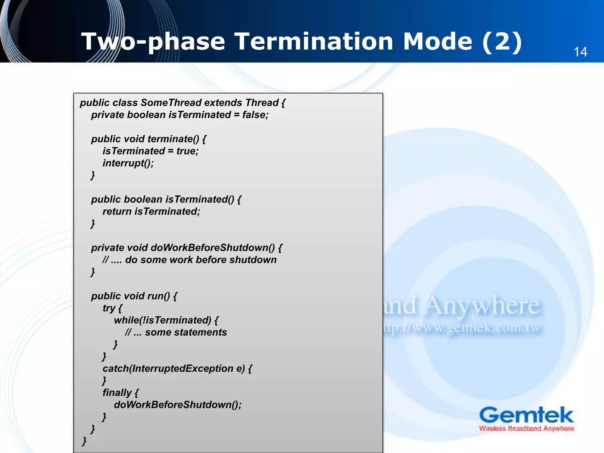 Design Pattern - Multi Thread | PPTX