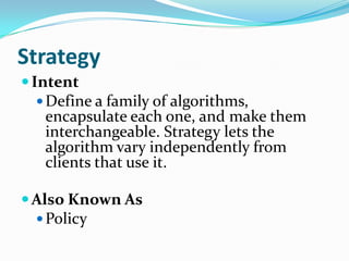 Design patterns | PPTX