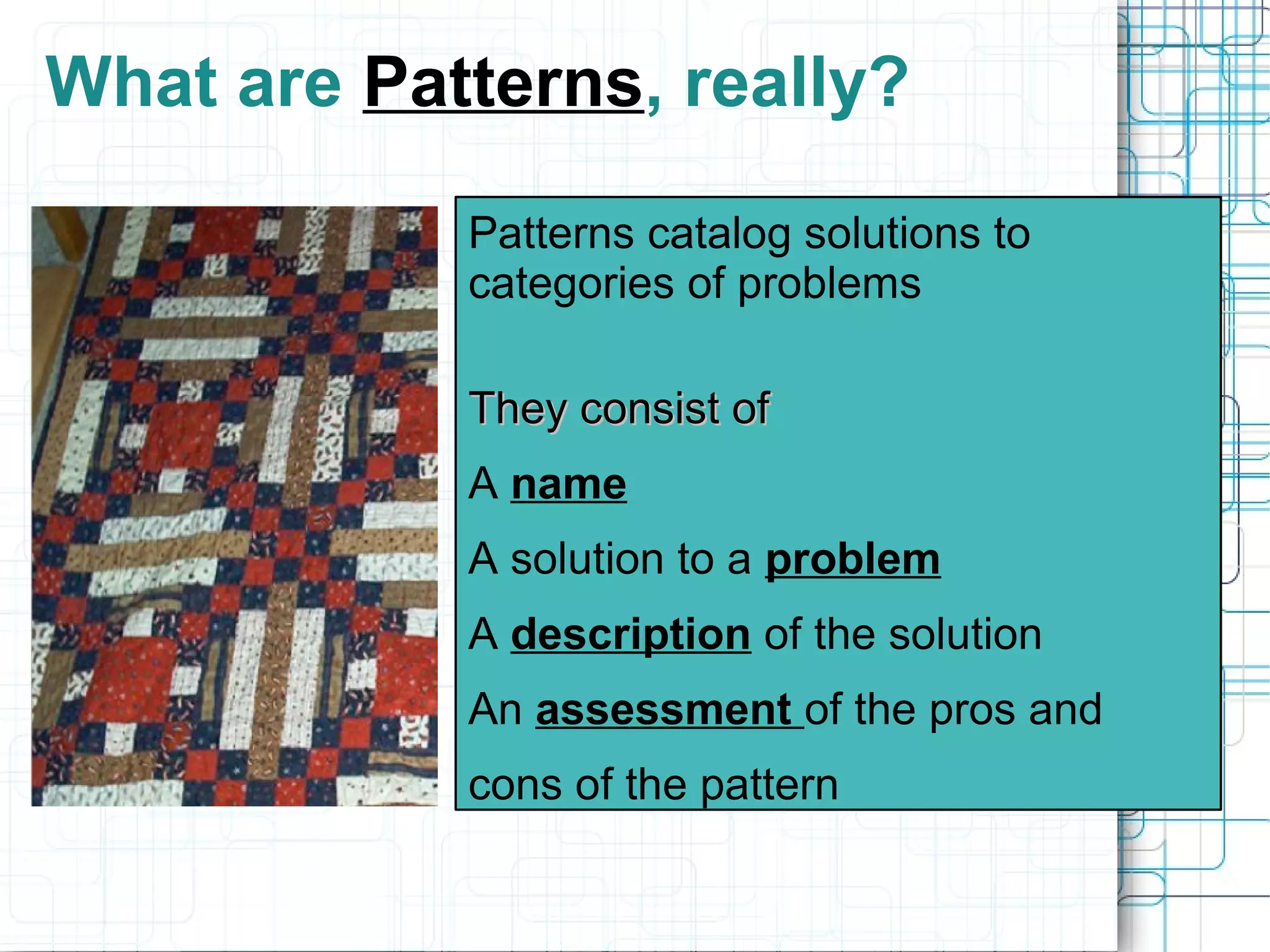 Design patterns | PPT