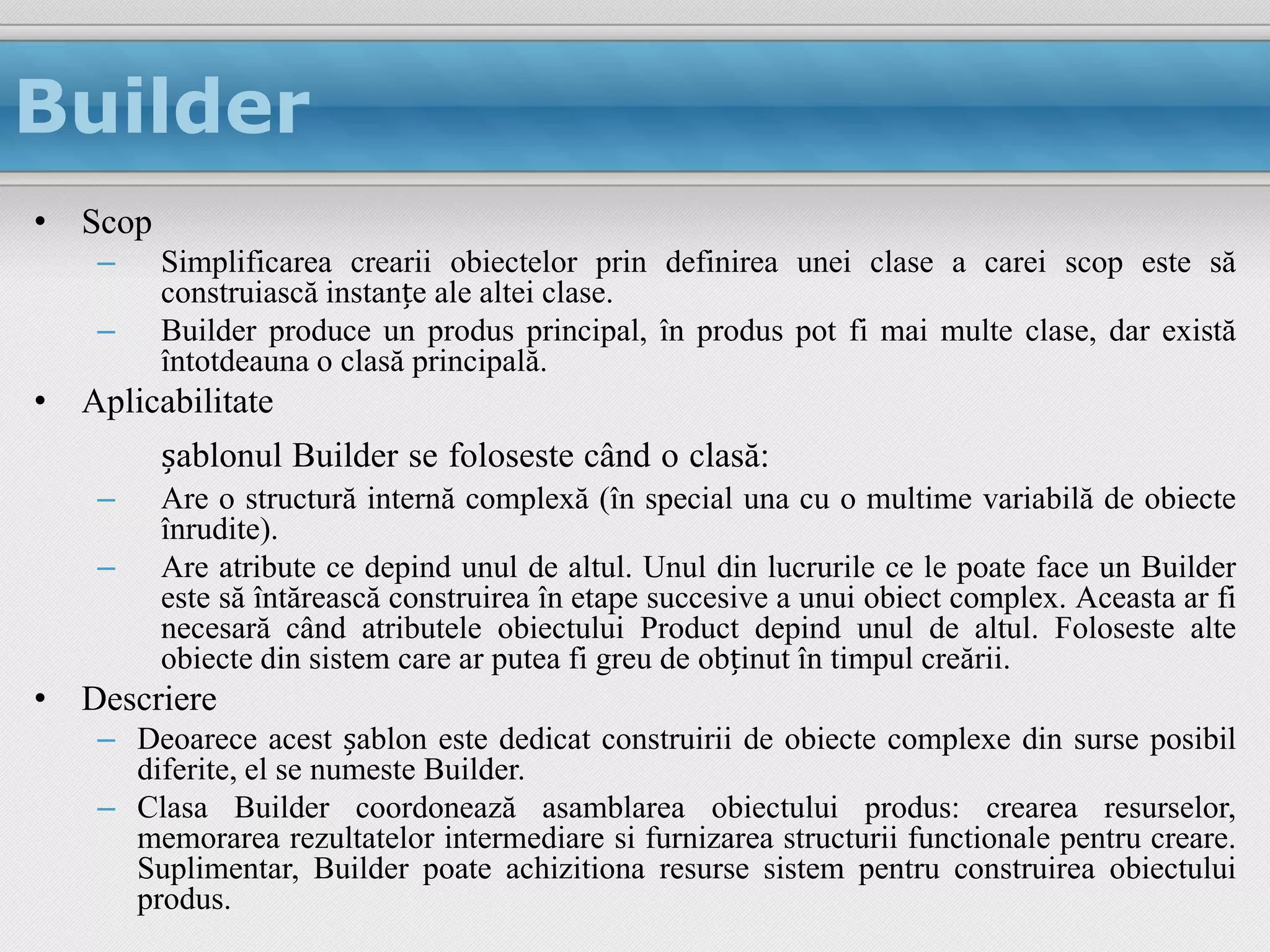 Sabloane de proiectare | PPTX