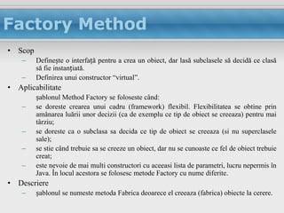 Sabloane de proiectare | PPTX