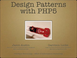 Design Patterns with PHP5 Examples | PPT