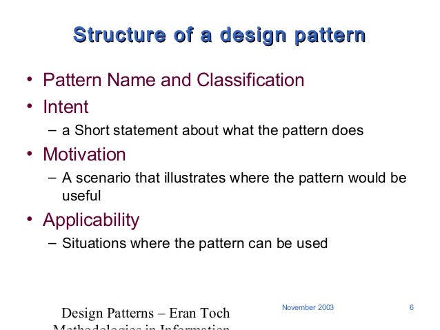 Design patterns