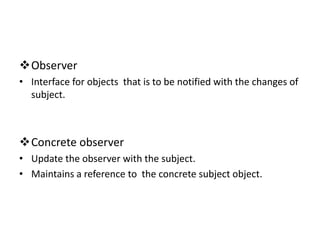 Design patterns[observer and ioc] | PPT
