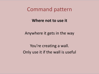 Design patterns - The Good, the Bad, and the Anti-Pattern | PPTX