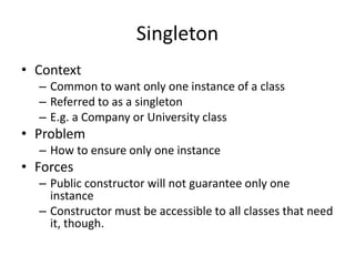 Design patterns | PPTX
