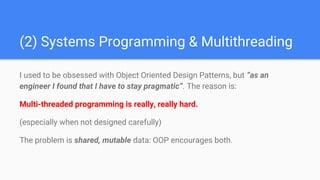 Functional Patterns for C++ Multithreading (C++ Dev Meetup Iasi) | PPT