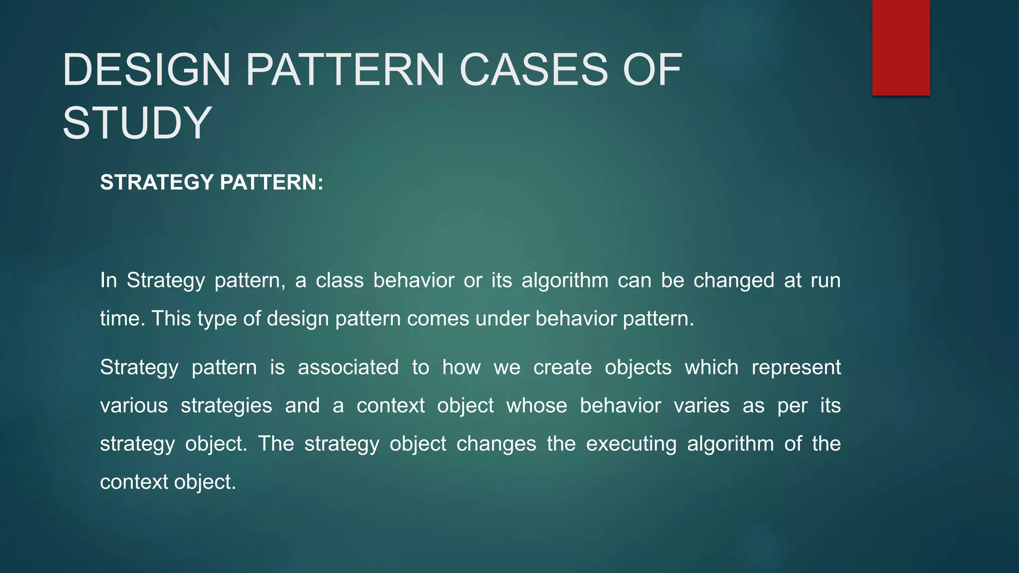 Design patterns | PPTX