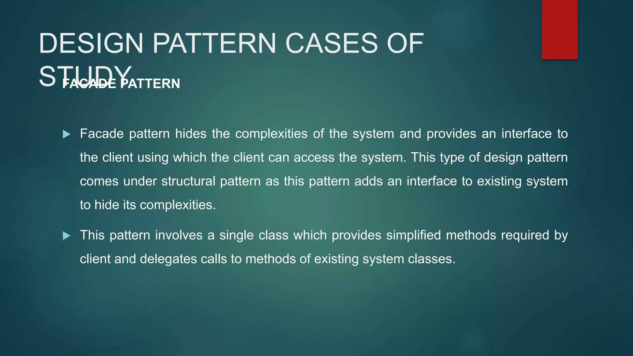 Design patterns | PPTX | Programming Languages | Computing