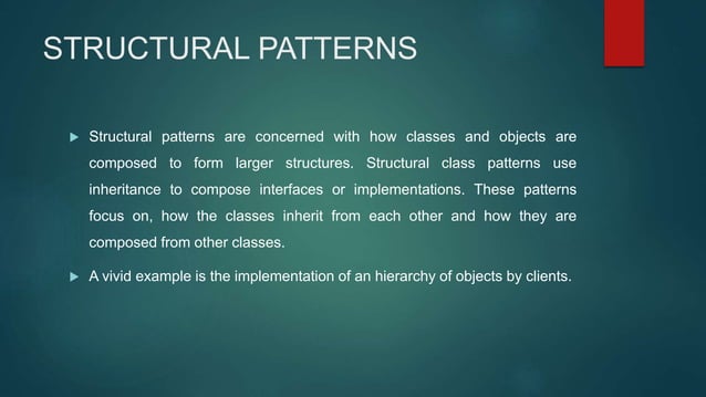 Design patterns | PPTX | Programming Languages | Computing