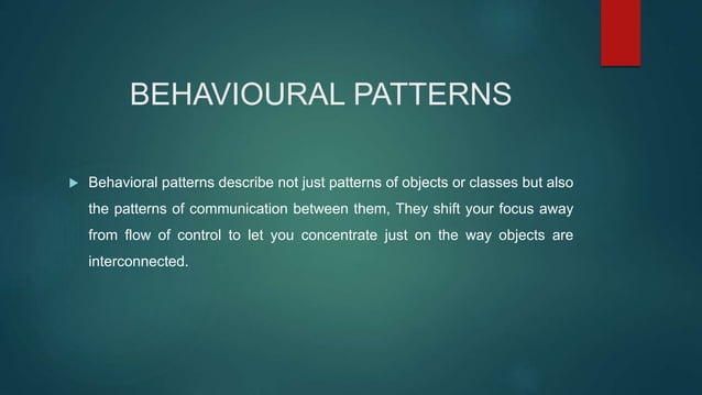 Design patterns | PPTX | Programming Languages | Computing