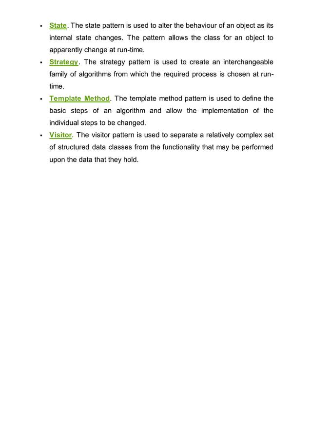 Design patterns | DOCX
