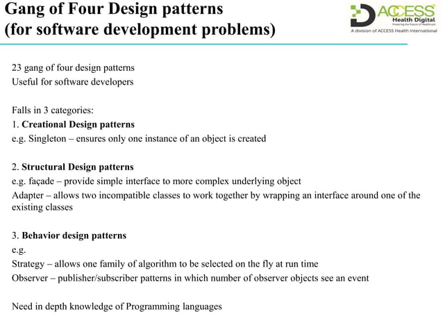Design patterns | PDF | Databases | Computer Software and Applications
