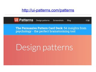 design patterns in agile project development | PPTX