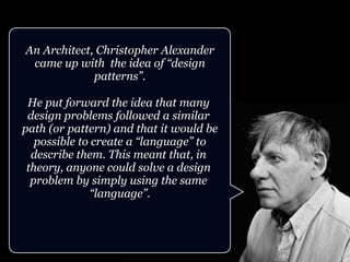 design patterns in agile project development | PPTX