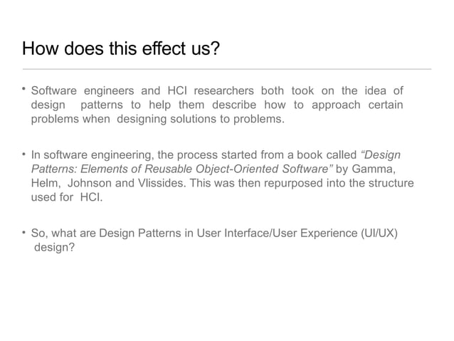 design patterns in agile project development | PPT