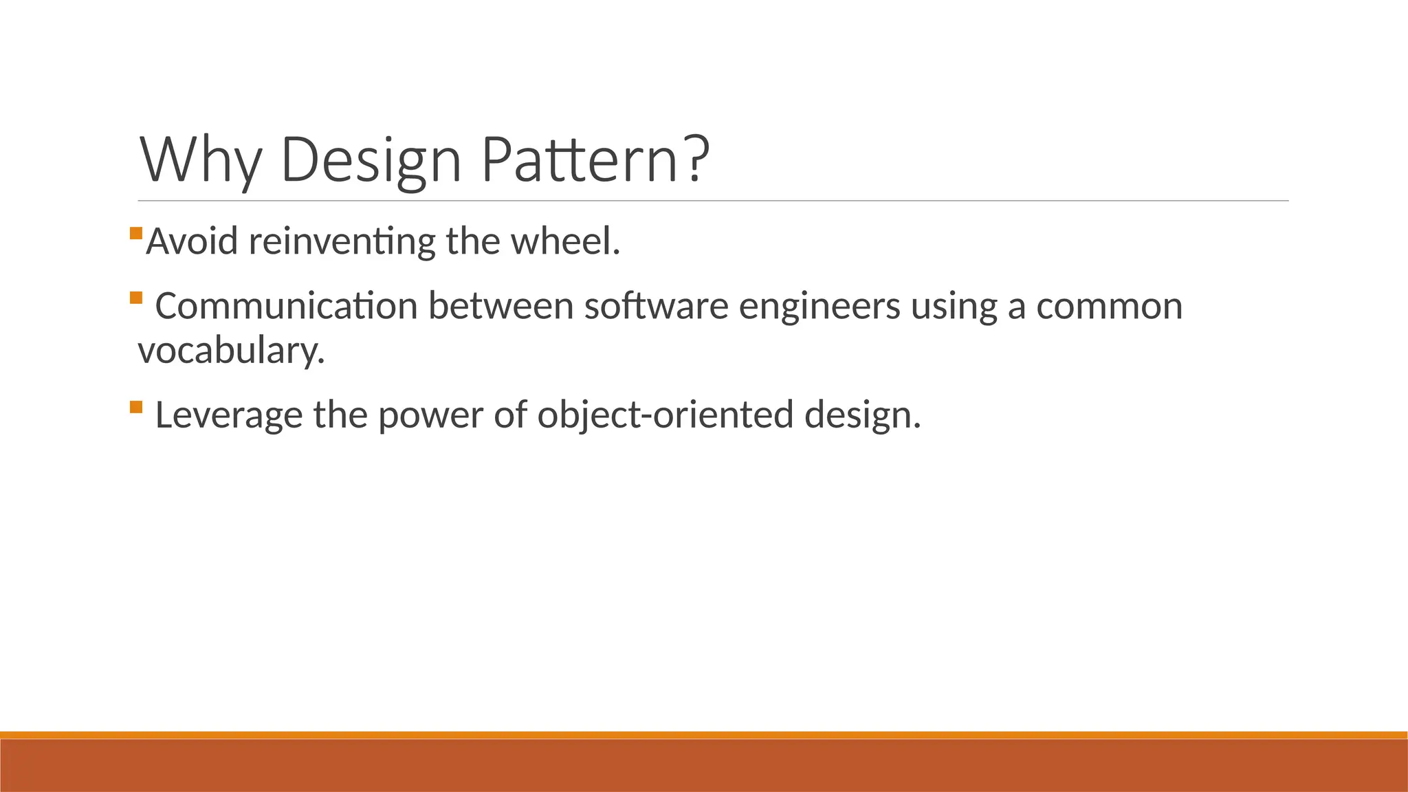 Design Patterns - software design and architecture | PPTX