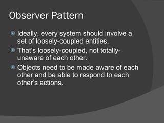 Design patterns 4 - observer pattern | PPT