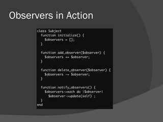 Design patterns 4 - observer pattern | PPT
