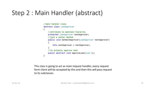 Design Pattern - Chain of Responsibility | PPTX