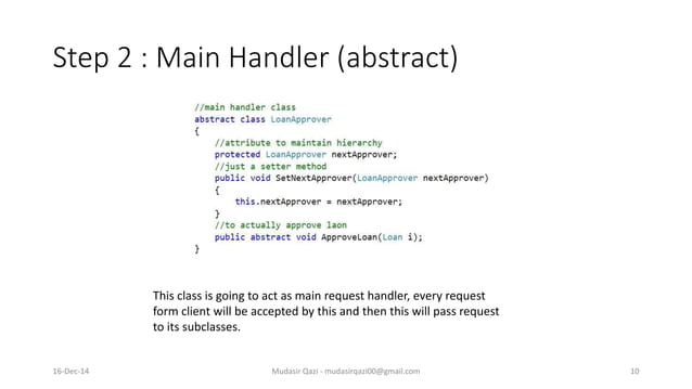 Design Pattern - Chain of Responsibility | PPTX