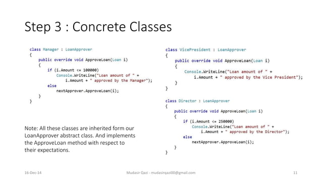 Design Pattern - Chain of Responsibility | PPTX