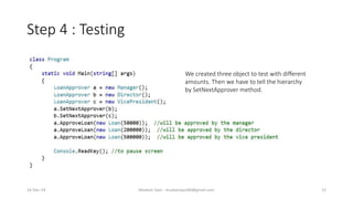 Design Pattern - Chain of Responsibility | PPTX