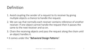 Design Pattern - Chain of Responsibility | PPTX
