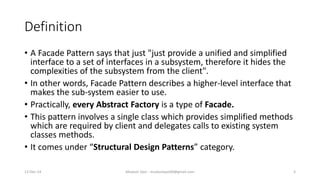 Design pattern - Facade Pattern | PPTX