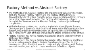 Design Pattern - Factory Method Pattern | PPTX