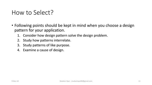 Design Pattern - Introduction | PPT