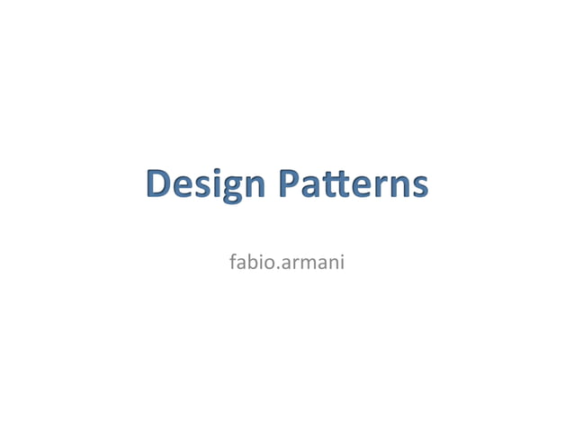 Design Patterns - Enterprise Patterns (part 2) | PPT