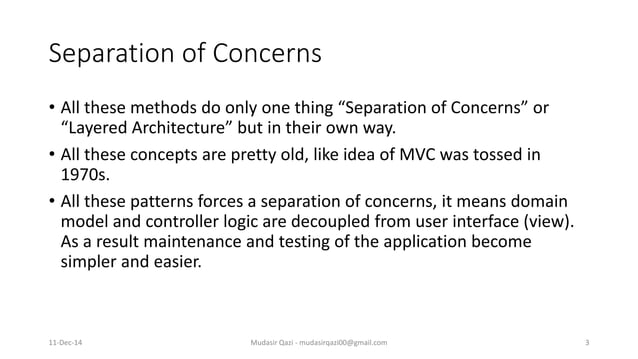 Design Pattern - MVC, MVP and MVVM | PPTX | Web Development | Internet