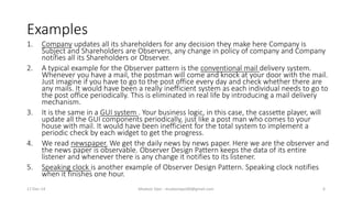 Design Pattern - Observer Pattern | PPTX