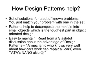 Design Patterns By Sisimon Soman | PPT | Graphics Software | Computer ...