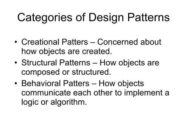 Design Patterns By Sisimon Soman | PPT | Graphics Software | Computer ...