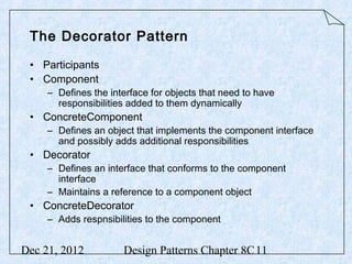 Design patterns structuralpatterns(thedecoratorpattern) | PPT