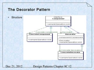 Design patterns structuralpatterns(thedecoratorpattern) | PPT