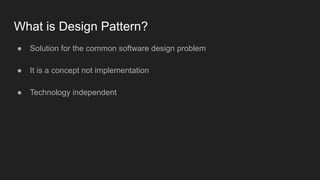 Design patterns 101 | PPT
