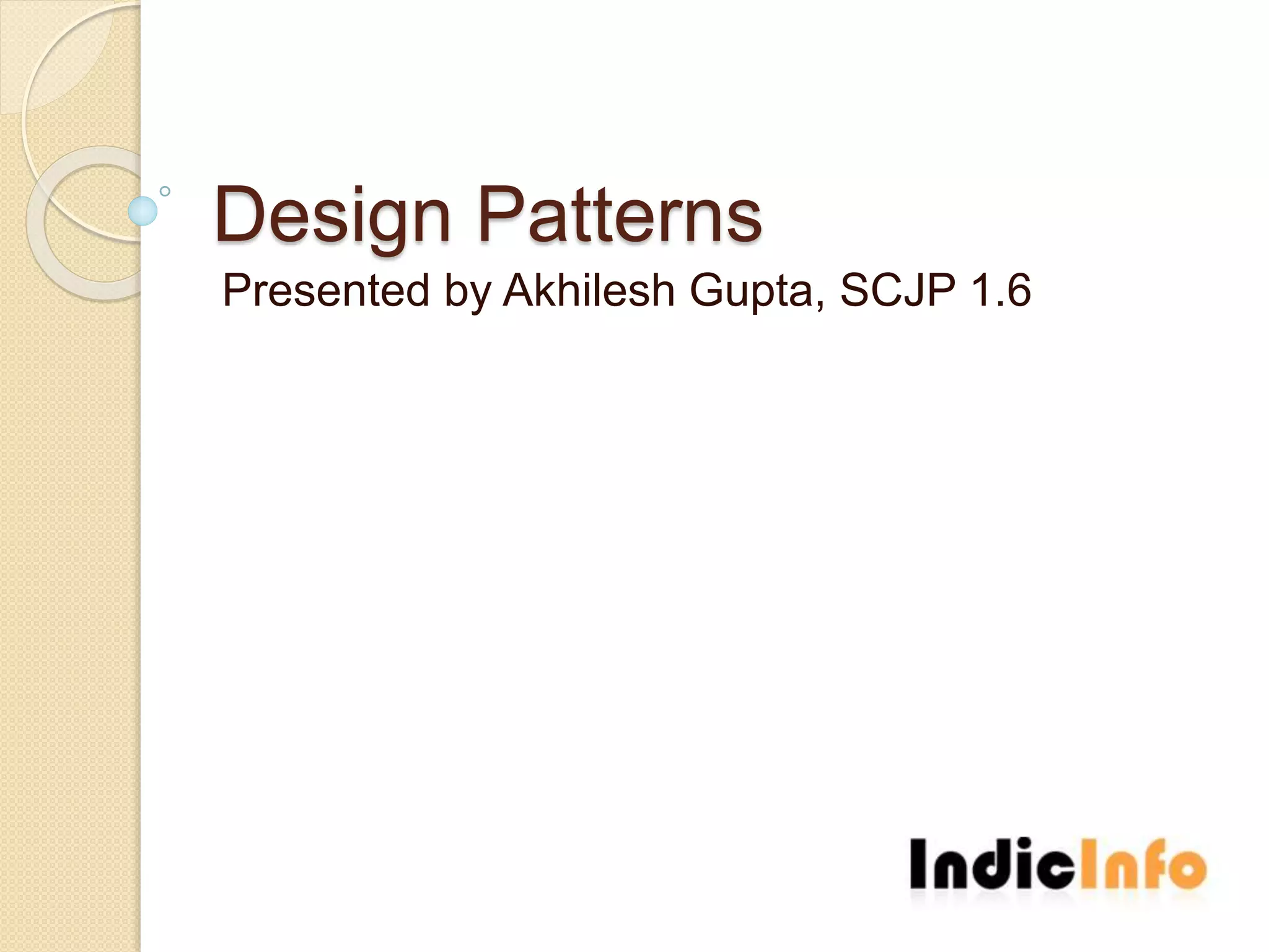 Design patterns | PPT