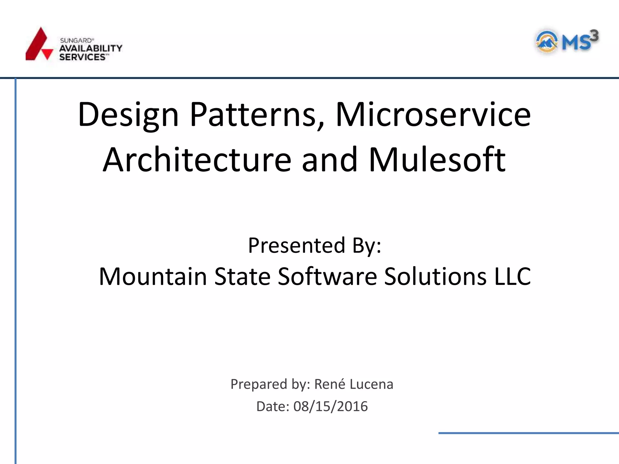 microservices in mulesoft | PPTX