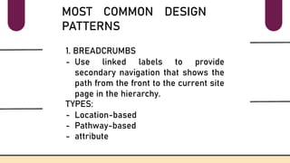 Why does design pattern very important in UI design? | PPT