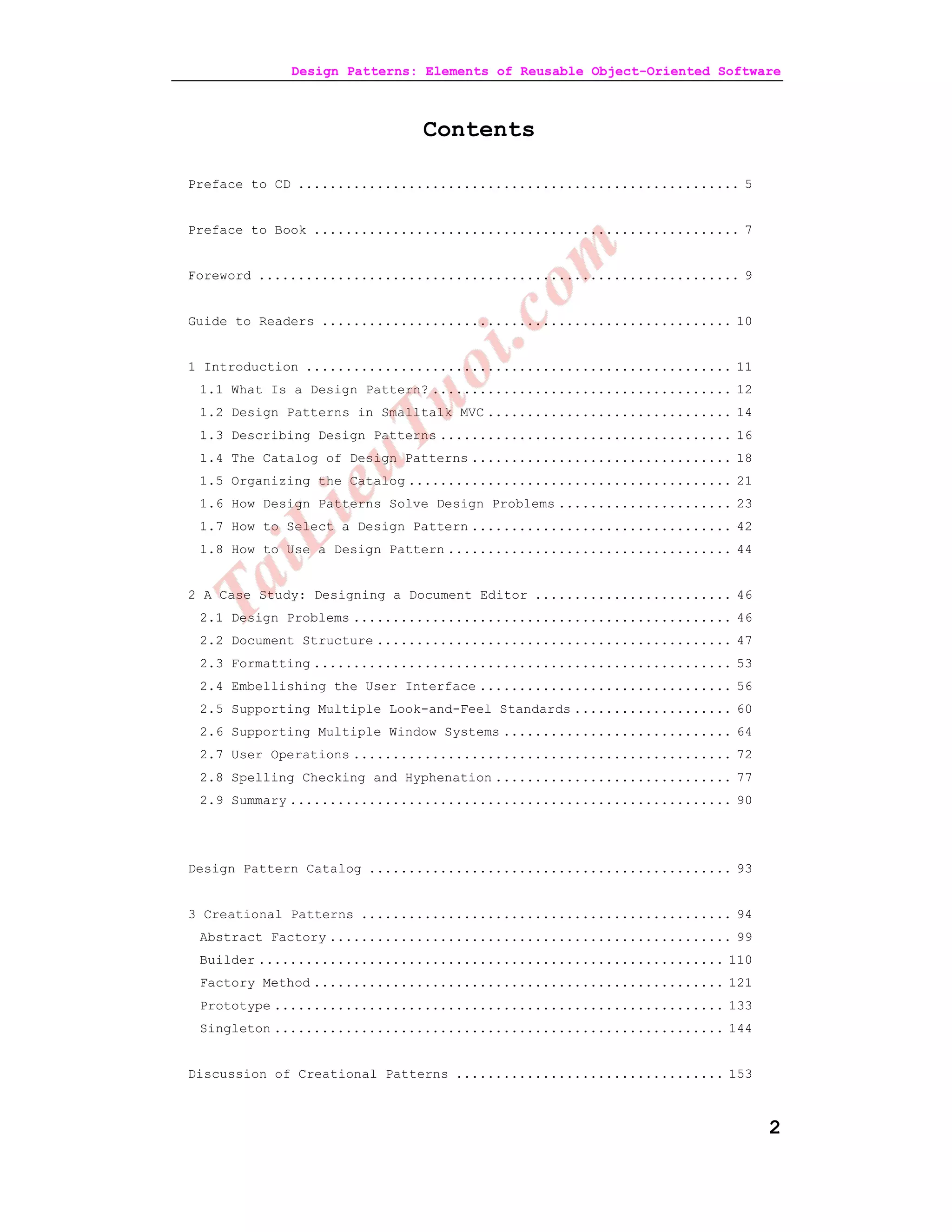Design Patterns Elements of Reusable Object (download tai tailieutuoi ...