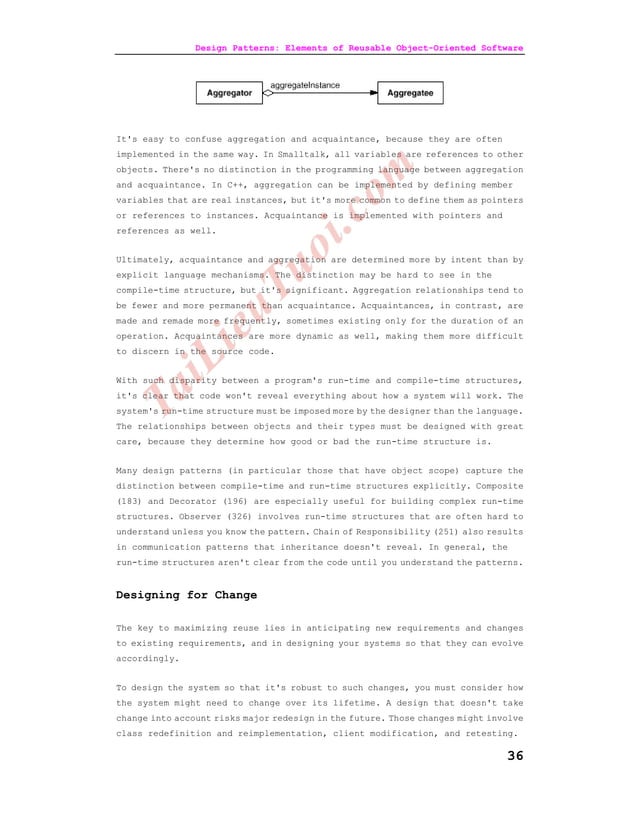 Design Patterns Elements of Reusable Object (download tai tailieutuoi ...