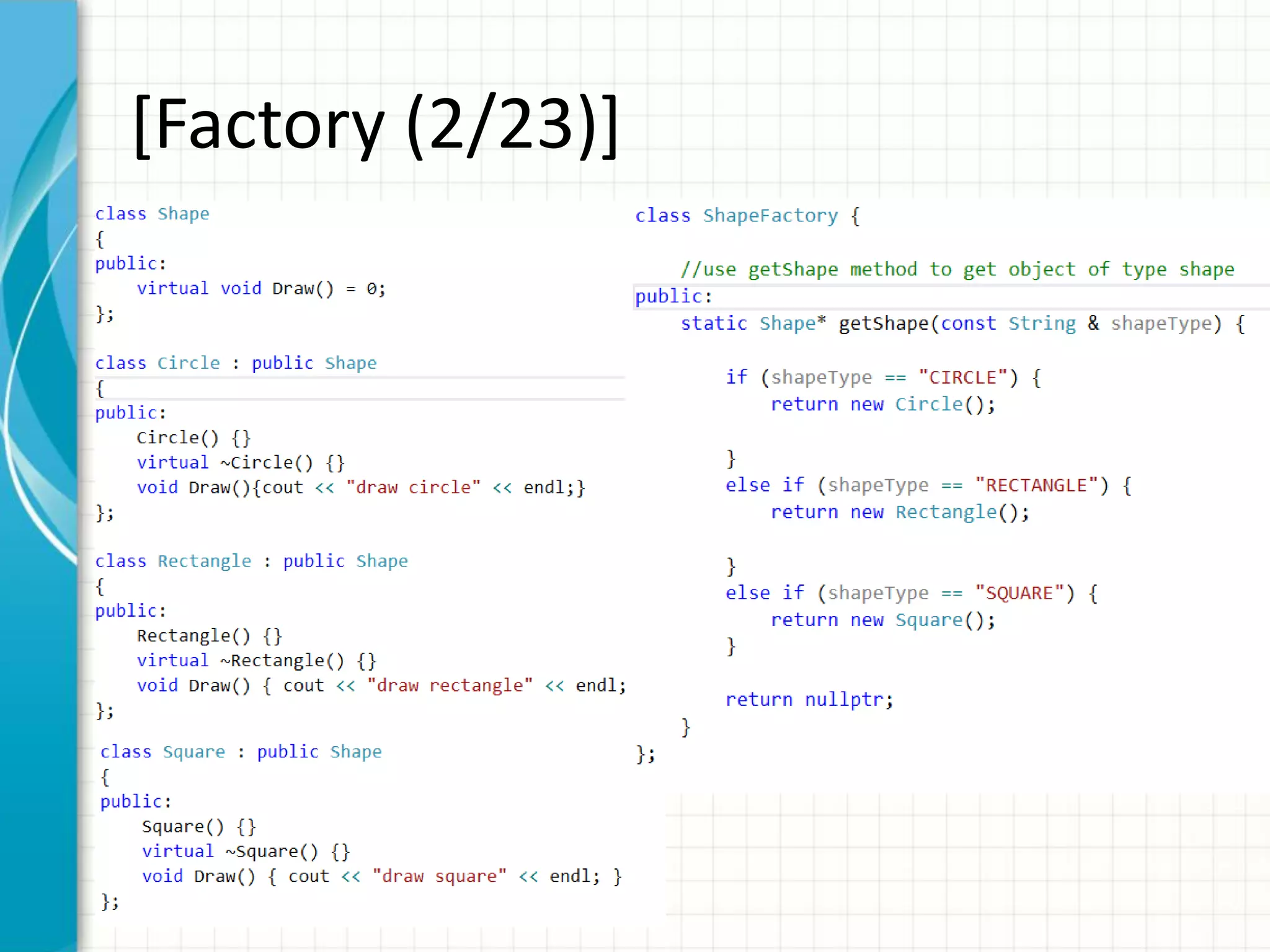 Design patterns for beginners (1/ 2) | PPT