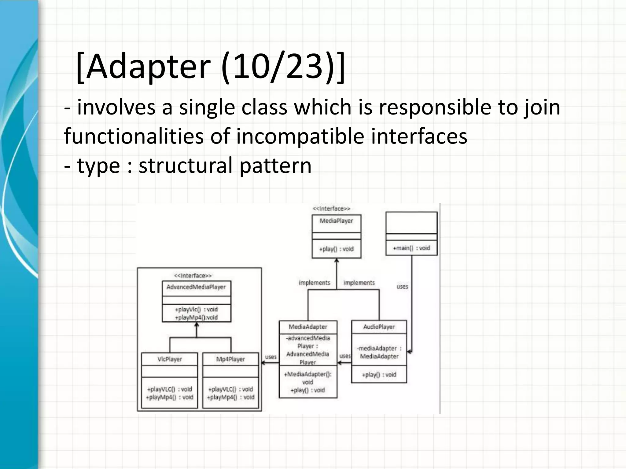 Design patterns for beginners (1/ 2) | PPT