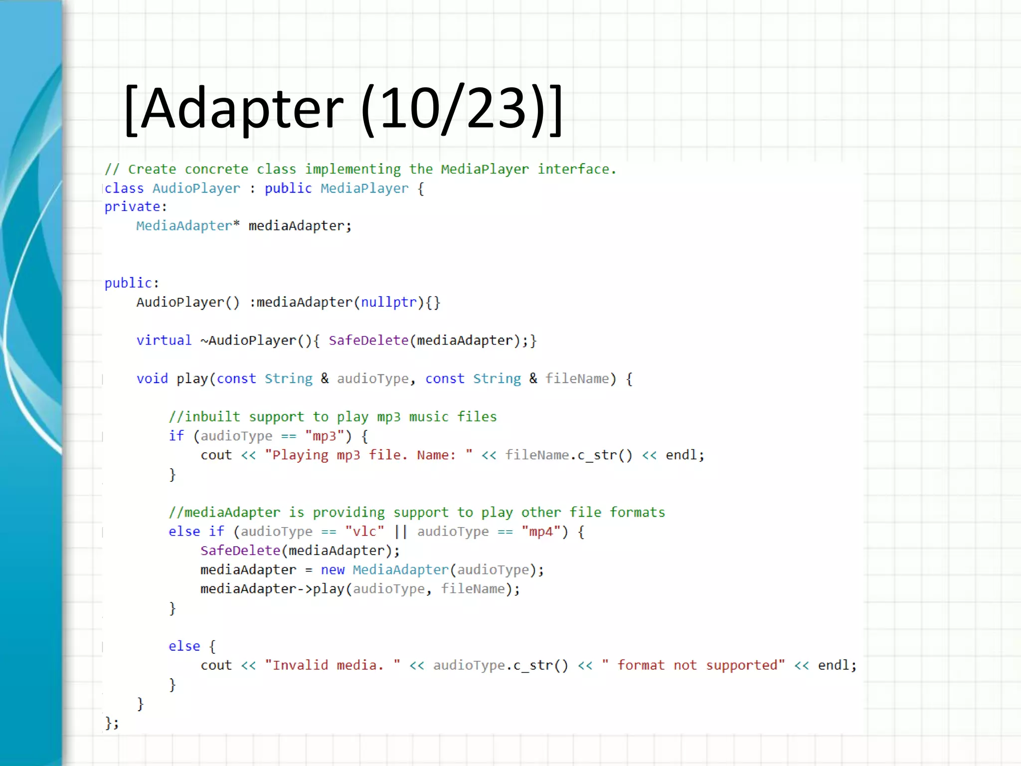 Design patterns for beginners (1/ 2) | PPT
