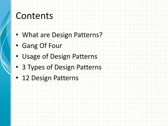 Design patterns for beginners (1/ 2) | PPT