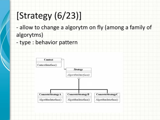 Design patterns for beginners (1/ 2) | PPT