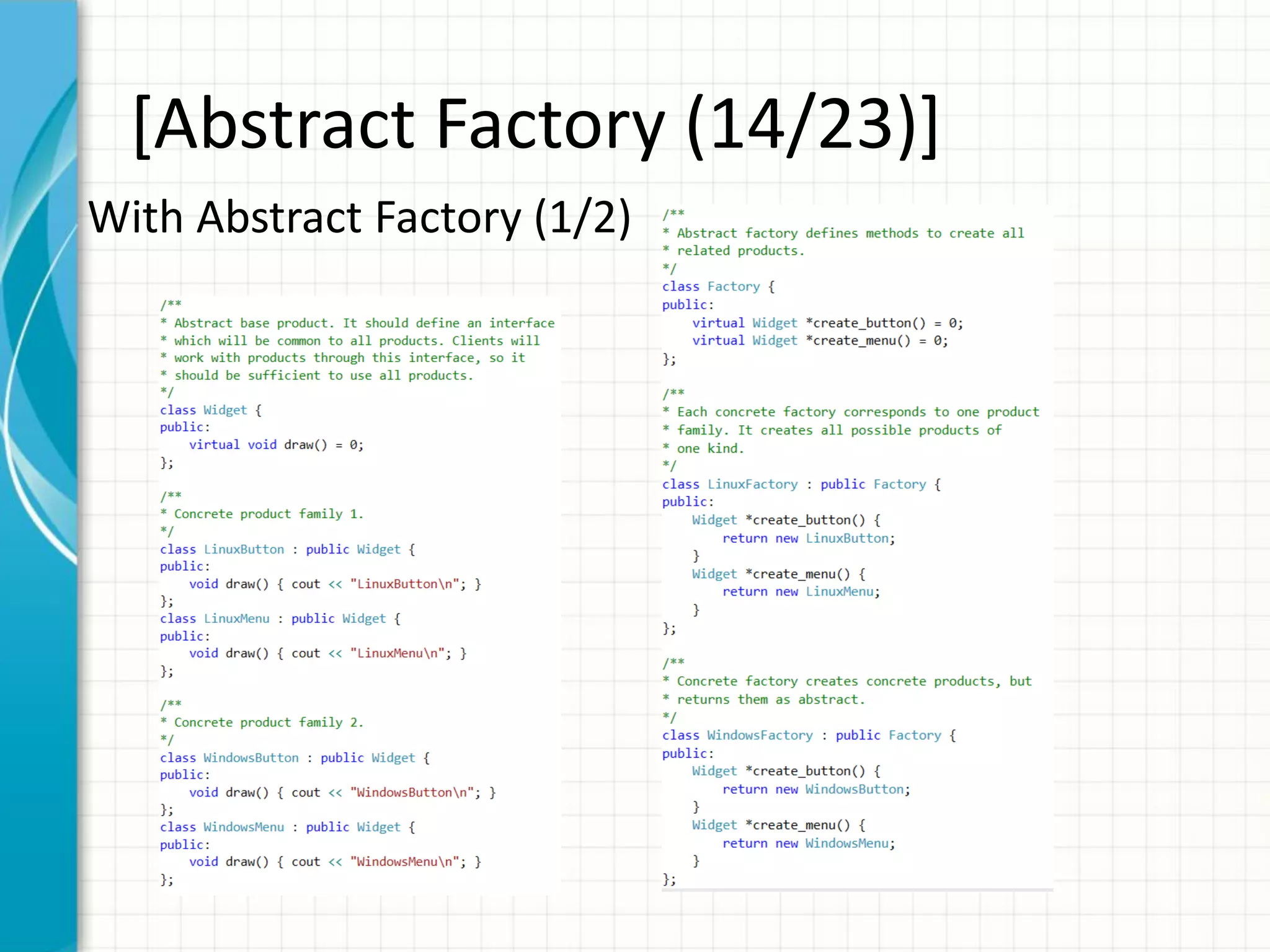 Design patterns for beginners (2/2) | PPT